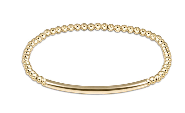 Enewton Classic Gold 3mm Bead Bracelet Bliss Bar Smooth – The Bugs Ear