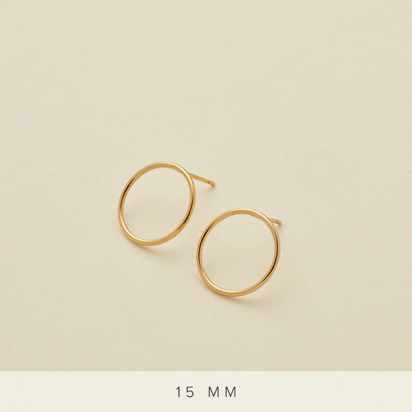 Circlet Earrings in Gold – The Bugs Ear