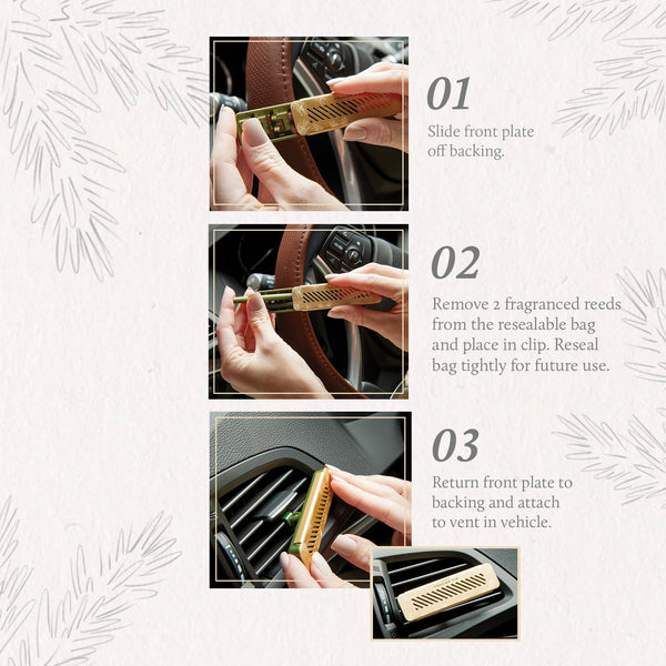 Frasier Fir Car Diffuser Kit – The Bugs Ear