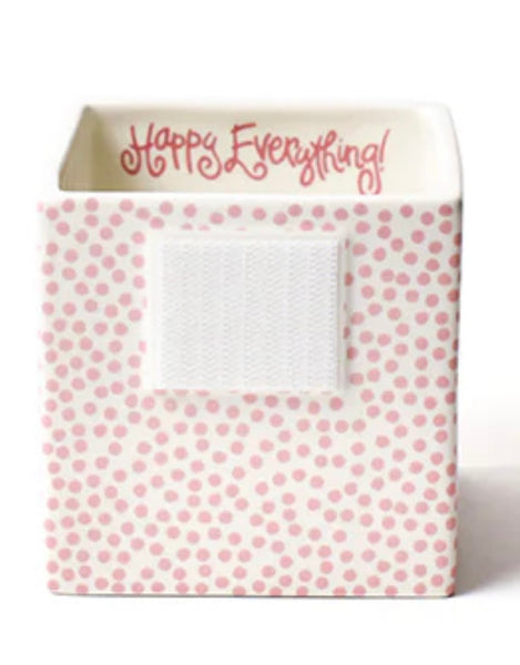 Happy Everything Pink Small Dot Small Mini Nesting Cube – The Bugs Ear