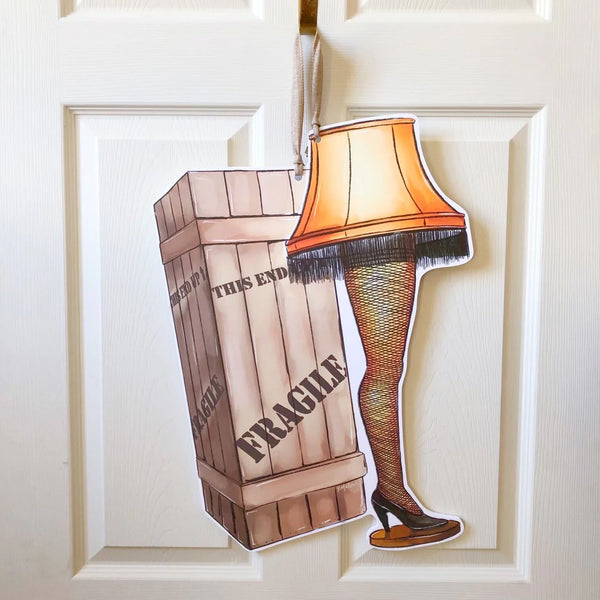 Leg Lamp Fragile Door Hanger – The Bugs Ear