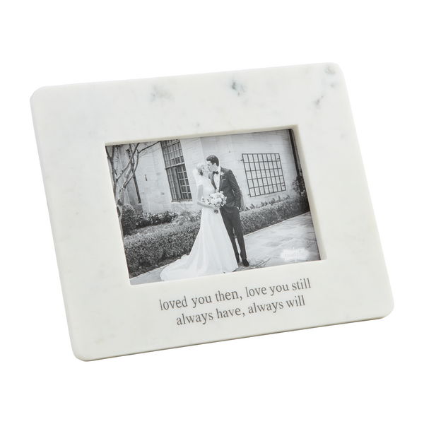 Loved You Then Marble Frame Mud Pie – The Bugs Ear