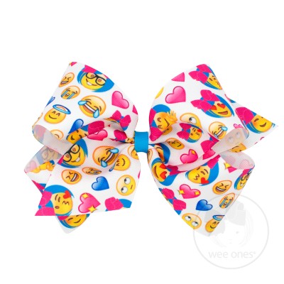 Wee Ones Emoji King Bow Emoji Print – The Bugs Ear