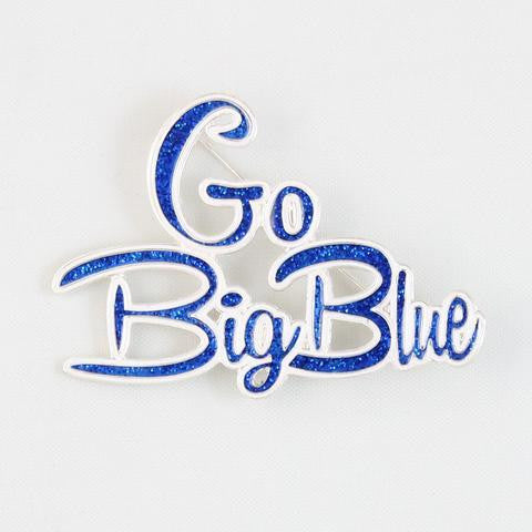 Kentucky "Go Big Blue" Slogan Pin – The Bugs Ear
