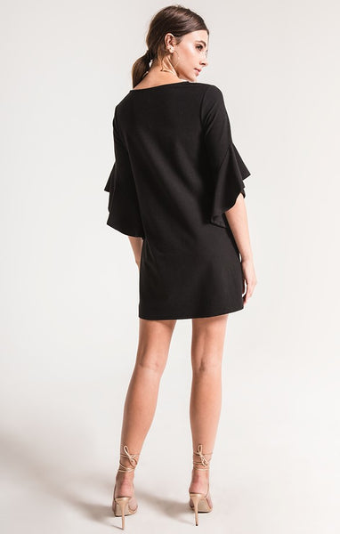 Kelly Black Shift Dress – The Bugs Ear