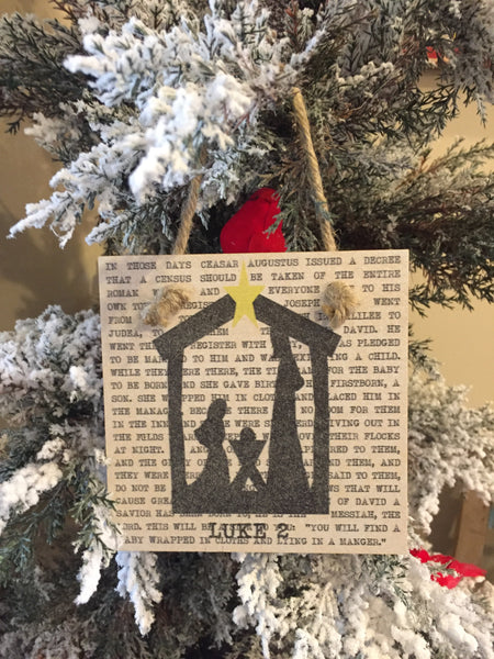 Luke 2 Wooden Tile Ornament – The Bugs Ear